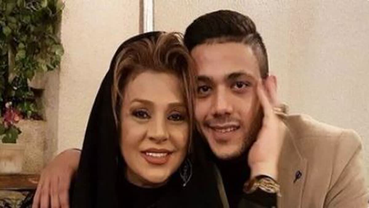سوگ نسرین مقانلو سر خاک پسرش بعد از بازگشت به ایران ویدانه